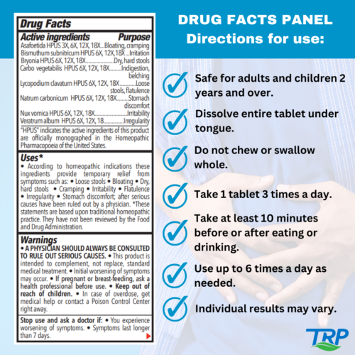 The Relief Products® » Irritable Bowel Relief® Tablets