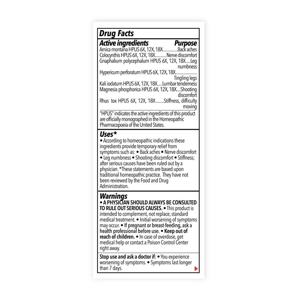 The Relief Products® » Sciatica Relief Therapy™ Tablets