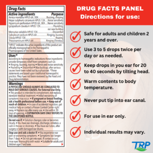 The Relief Products® - Ring Relief® Ear Drops