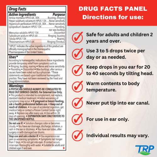The Relief Products® - Ring Relief® Ear Drops