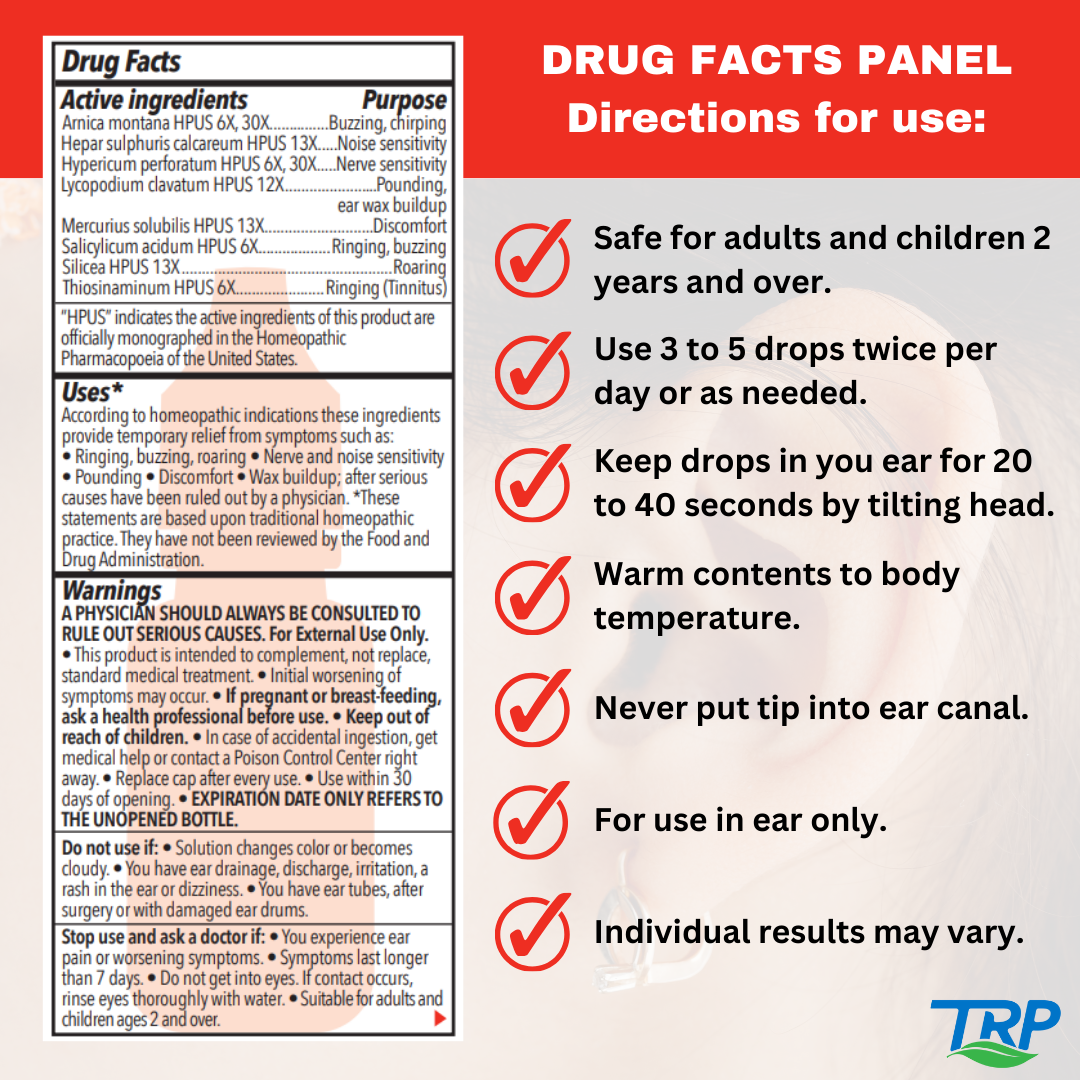 The Relief Products® - Ring Relief® Ear Drops