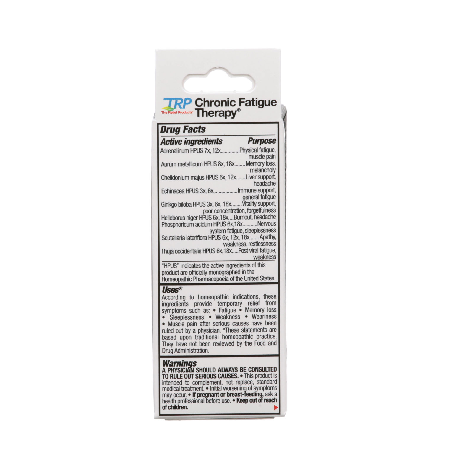The Relief Products® Chronic Fatigue Syndrome Therapy