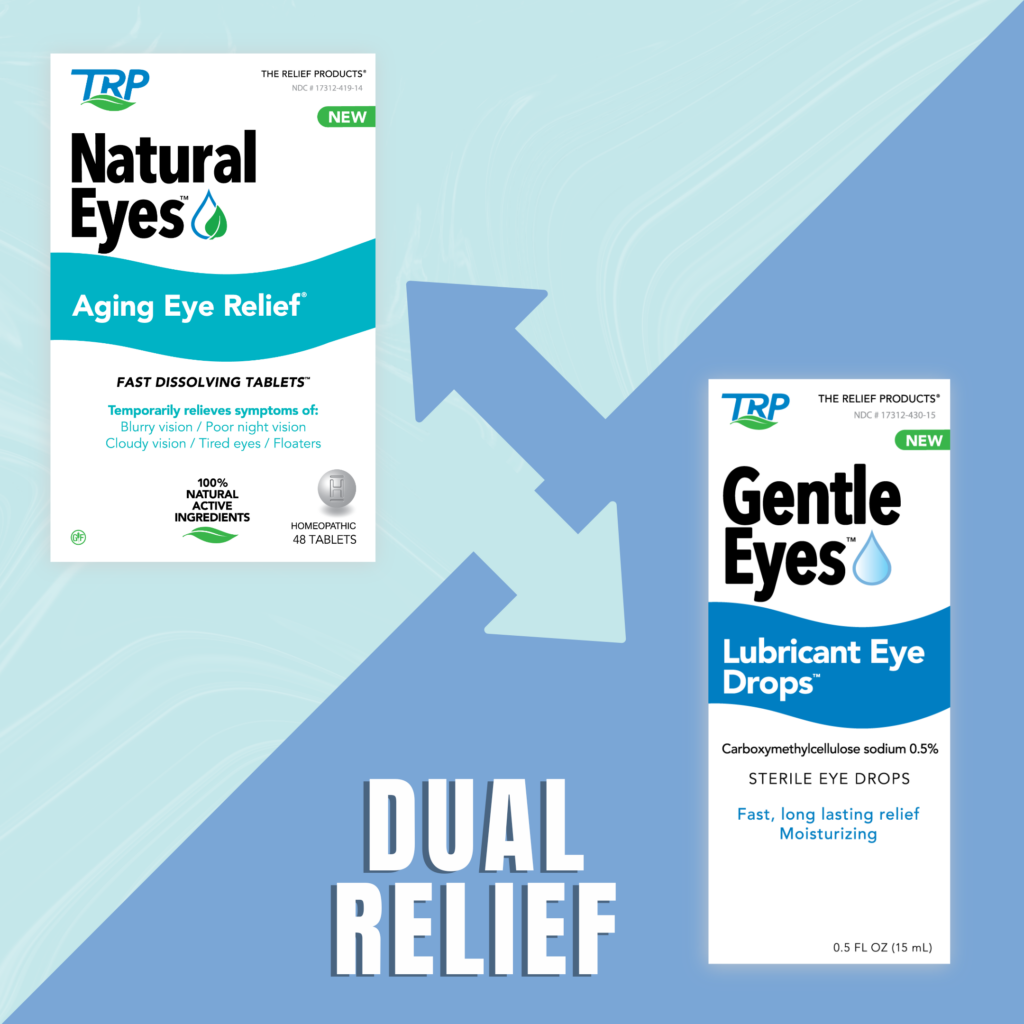 The Relief Products™» Aging Eye Relief® Fast Dissolving Tablets™