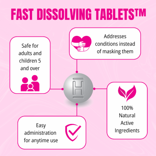 The Relief Products™» Pink Eye Relief™ Fast Dissolving Tablets™