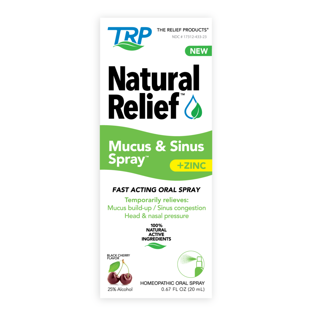 The Relief Products™» Mucus & Sinus Spray™